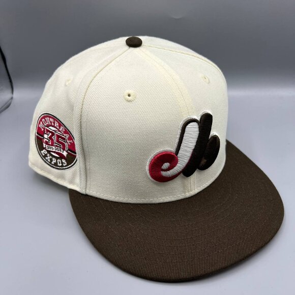 New Era | Accessories | Montreal Expos Hat Men 7 2 White Brown Red ...